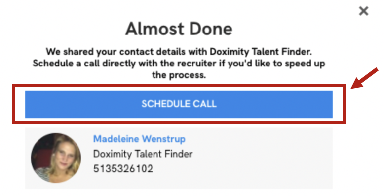 Setting Up Your Direct Scheduling Link – Doximity Talent Finder